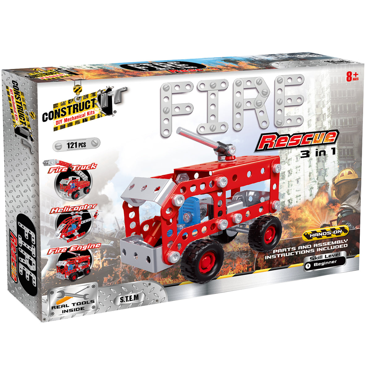 Fire Rescue 3 in 1 - Constructittoys