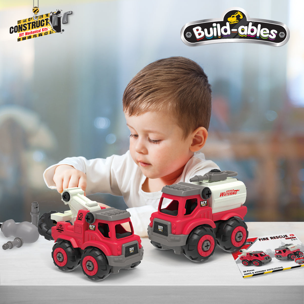 Construct It - Buildables - Fire Rescue Set - Constructittoys