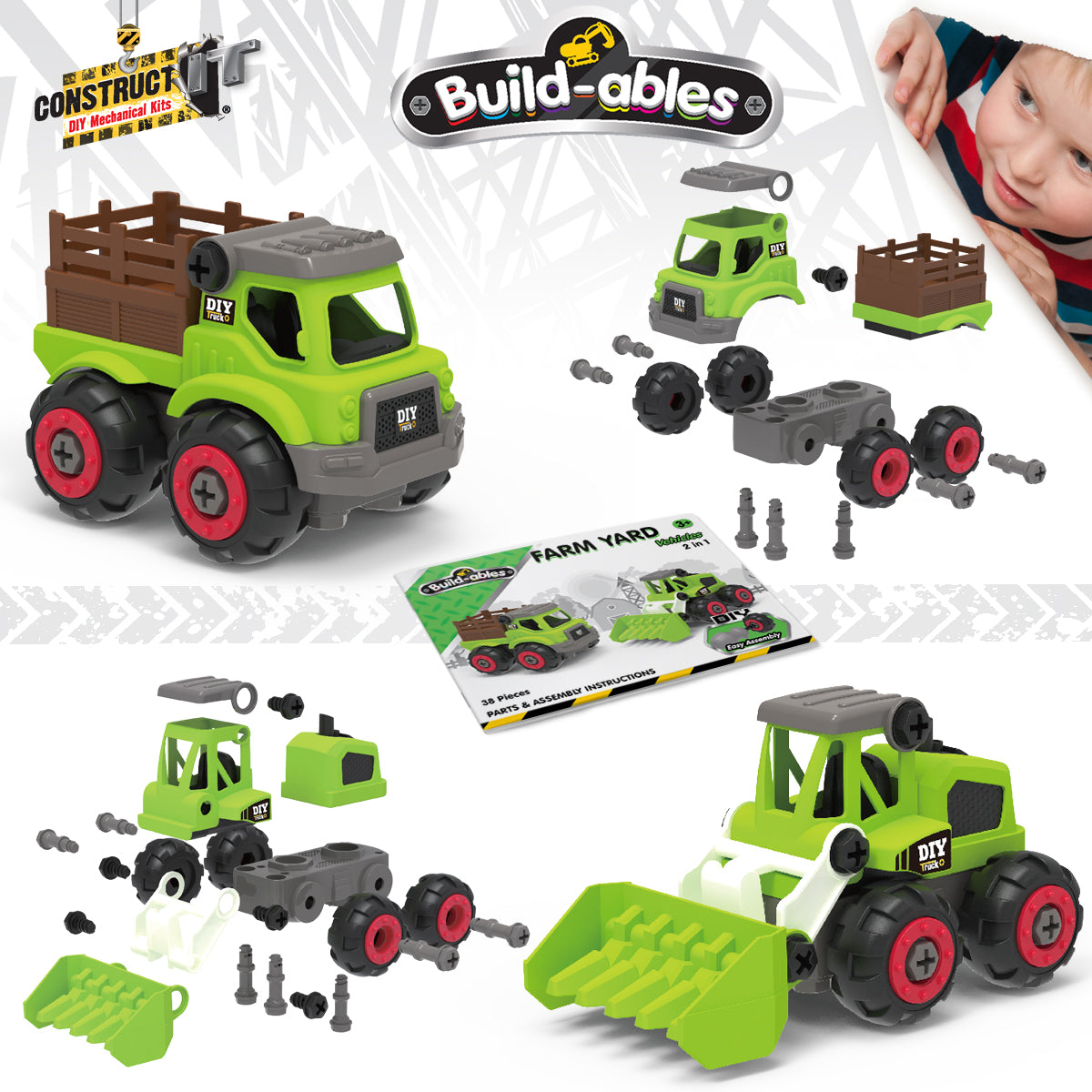 Construct It - Buildables - Farm Set - Constructittoys