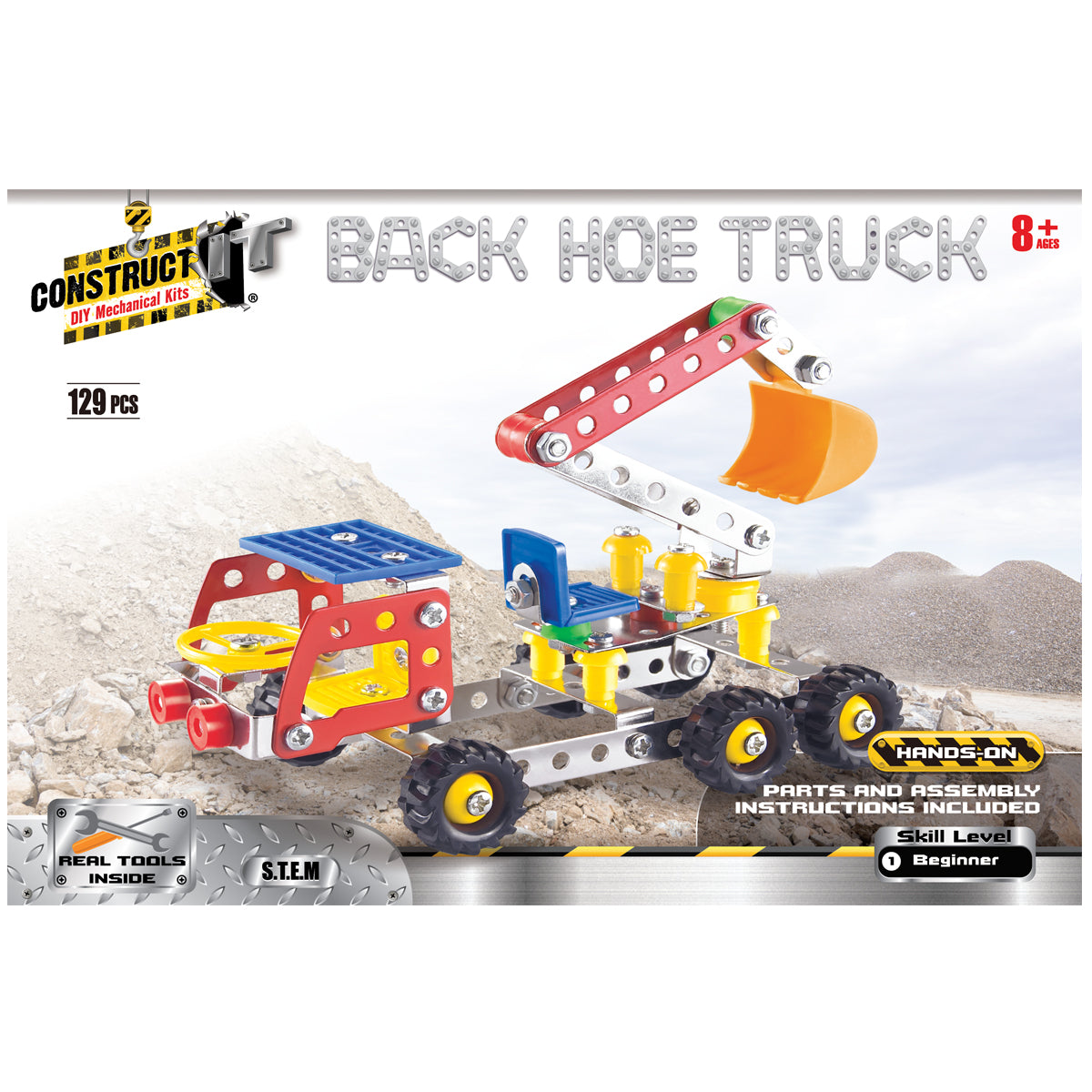 Back Hoe Truck - Constructittoys